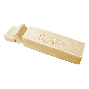 Organic Goat's Milk Soap Loaf - Cut Into 8 to 10 Soap Bars - Natural Ingredients - Hypoallergenic - 2 Pound Block