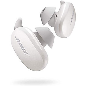 Bose QuietComfort Noise Cancelling Earbuds – True Wireless Earphones with Voice Control, White