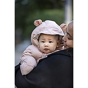 7AM Enfant Winter Baby Snowsuit - Waterproof One Piece Warmer Winter Hooded Snowsuit, Breathable Infant Snowsuit for Baby Girl & Boy, Bunting Bebe Stroller Sac | (Cameo, Medium)