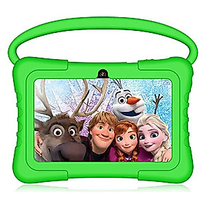 NORTH BISON Kids Tablet, 7 inch Tablet for Kids 3GB RAM 32GB ROM Android 11.0 Toddler Tablet with Bluetooth, WiFi, Parental Control Green