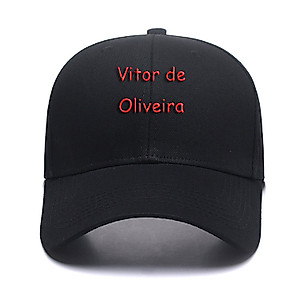 Custom Embroidered Hats Your Own Text Curved Bill Hip Hop Snapback Baseball Hats Black