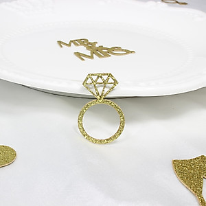 Blopee Wedding Confetti, Engagement Confetti for Bridal Shower Decorations, Wedding Shower Decorations, Engagement Party Decorations, 200 pcs Table Confetti