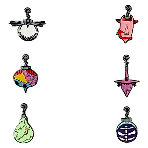 Nightmare Before Christmas Ornaments Blind Box Pin Set