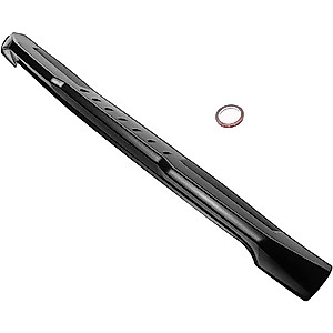 Tailgate Spoiler Cover CH06A16 Replacement for 2009-2021 Do-dge R-am 1500 2500 3500 Truck ; No Cutting or Drilling Required Black