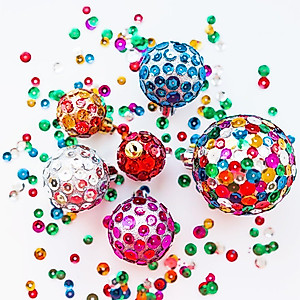 Pllieay 20 Pieces 5 Sizes White Foam Balls Polystyrene Craft Balls Art Decoration Foam Balls for Art, Craft, Household, School Projects and Party Decoration