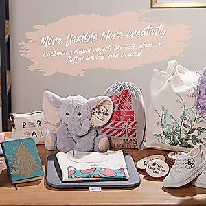 PowerPress Mini Heat Press Machine, Portable Heat Press Easy for T-Shirts, Shoes, Hats, Small Iron-on Vinyl Projects (Mint Green)