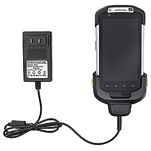TC70 TC77 TC72 TC75 TC70X Scanner Charger Cable for Symbol Zebra PDA, 5V4A with 3.4ft Cable Android Barcode Scanners Charger, Includes Power Supply