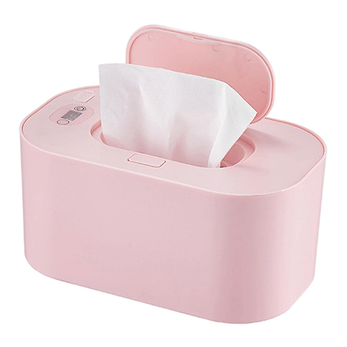 Xiaoling Baby Wipe Heater, Wet Warmer Dispenser Box, Portable Infant with Display, Health Care Supplies, 40℃-60℃ Wide Range Multi-Level Adjustment, 7.87x4.72x5.91in, Pink