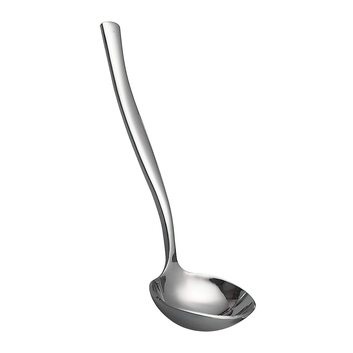 Vababa 4-Piece Stainless Steel Gravy Soup Spoon, Small Soup Ladle Set