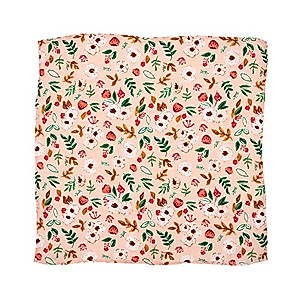 Little Unicorn Cotton Muslin Squares 4 Pack | Nursing, Burping, Feeding, Wiping, Spills | Super Soft and Lightweight Blanket for Baby Boys and Girls | 27.5” x 27.5” | Vintage Floral Set