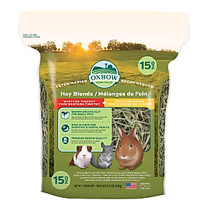 Oxbow Animal Health Hay Blends - Western Timothy & Orchard - 15 Ounce