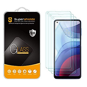 (3 Pack) Supershieldz Designed for Motorola Moto G Power (2021) [Not Fit for 2020/2022 Version] Tempered Glass Screen Protector, Anti Scratch, Bubble Free