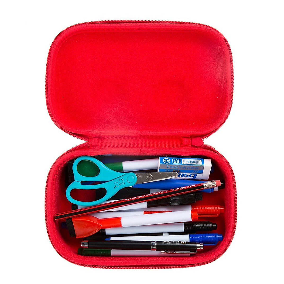 ZIPIT Wildlings Pencil Box for Kids | Pencil Case for School | Organizer Pencil Bag | Large Capacity Pencil Pouch (Black)