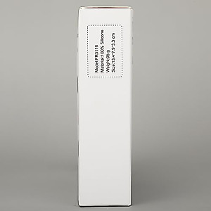 FREATECH Silicone Body Scrubber with Loop Handle, 2-Pack Gentle Exfoliating Body Cleansing Brush for Use in The Shower or Bath, More Hygienic Than Loofah, Easy to Clean, Long-Lasting, Grey & Pink