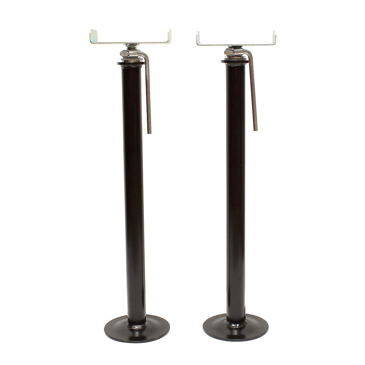 Dumble Heavy Duty RV Stabilizer Jacks for Travel Trailer 2pk - 26-49in Telescoping Camper Leveling RV Slide Out Supports