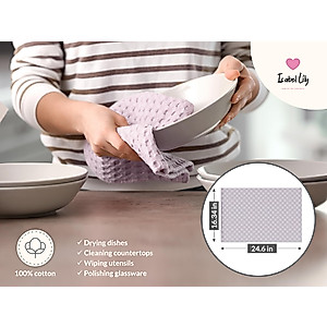 Isabel Lily Dish Drying Rack - Space-Saving Kitchen Organizer with Drainboard & Detachable Utensil Holder - Rust-Proof Stainless Dish Washer Dryer Rack