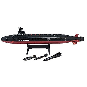 16.5 Inch Toy Black Submarine with Sound Effects and Torpedo