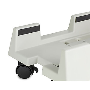 Mount-It! CPU Stand with Wheels, Adjustable Width Computer Cart, Universal Design Fits Desktop PC Tower ATX, Locking Wheels, 6-10.2" Wide 60 Lbs Capacity