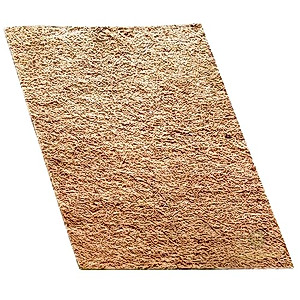 SunGrow Coco Fiber Hermit Crab & Reptile Carpet, Gecko Terrarium Liner, and Floor Bedding Substrate & Supplies, Climbing Wall Carpet & Mat for Hermit Crabs, 10" x 13", 1 Piece Per Pack