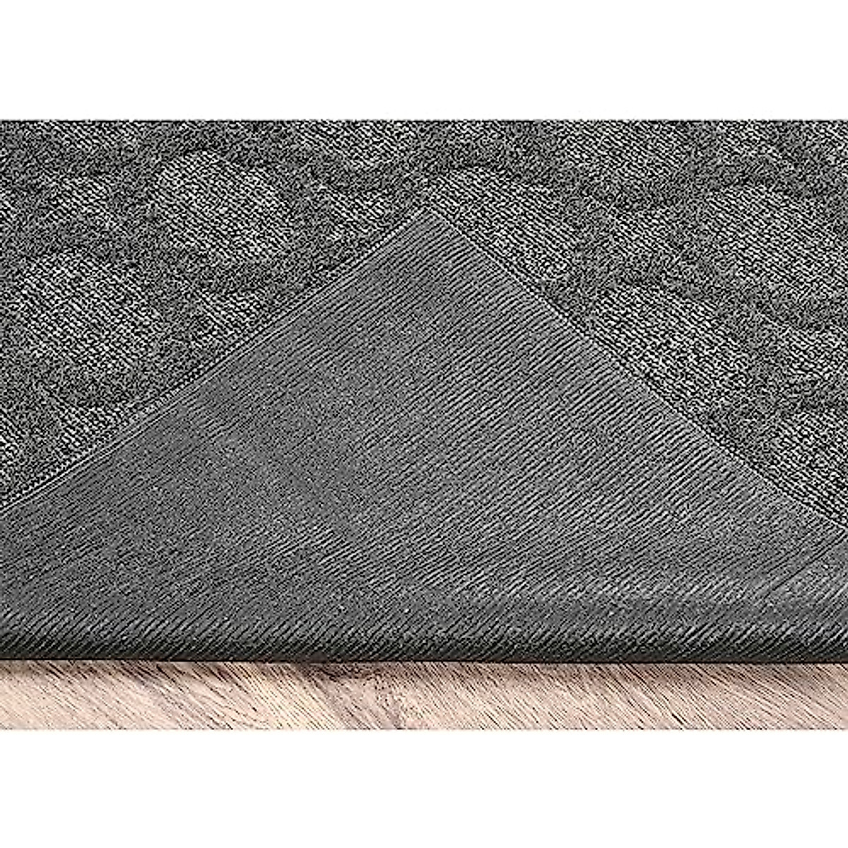 Garland Rug Garden Trellis 5 ft. x 7 ft. Indoor/Outdoor Area Rug Heather Gray