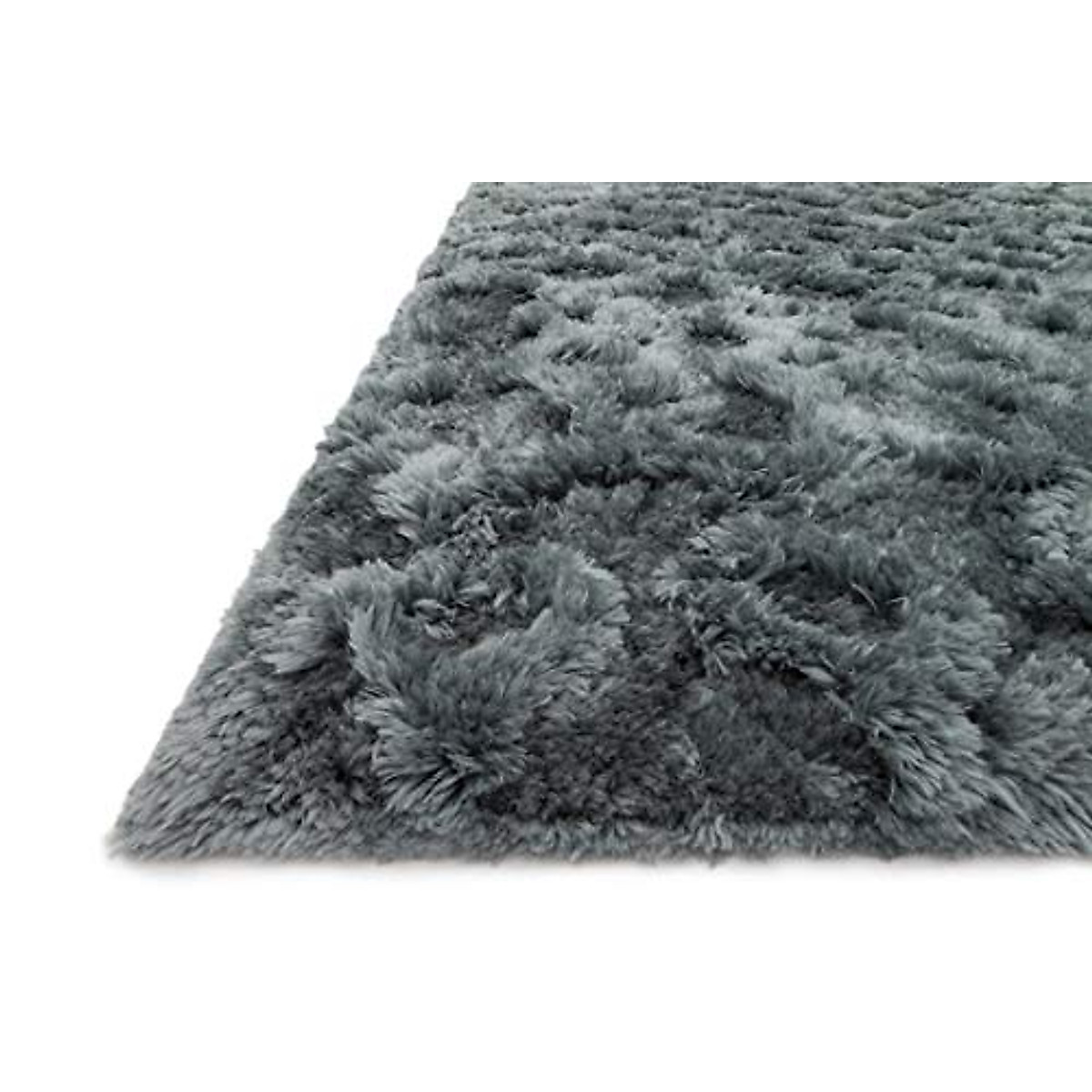 Loloi Caspia X Justina Blakeney Shag Collection Area Rug, 9'3" X 13', Teal