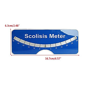 Pocket Scoliometer Medical Measuring Device For Back Scoliosis Diagnosis Portable Device For Measuring S Pinal Alignment