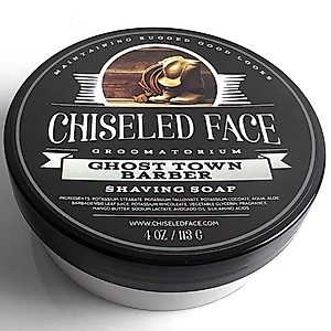 Ghost Town Barber - Handmade Luxury Shaving Soap from Chiseled Face Groomatorium