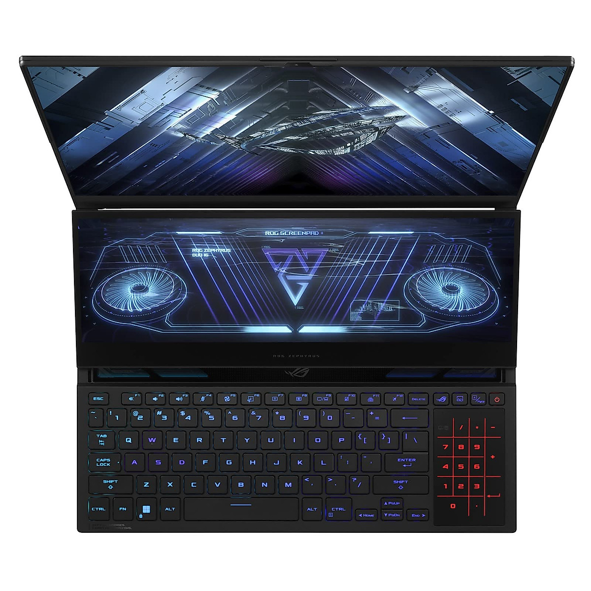 EXCaliberPC 2022 ASUS ROG Zephyrus Duo 16 GX650RW-XS96 Pro Extreme (AMD Ryzen 9 6900HX, 32GB RAM, 1TB NVMe SSD, RTX 3070Ti 8GB, 16" QHD+ 165Hz, Windows 11 Pro) Gaming Laptop