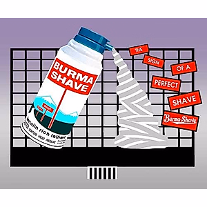 88-1351 Burma Shave Lg Neon Animated Sign by Miller Signs