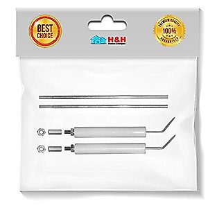(H&H) New Universal Electrode Kit For Beckett Burners models AFG, AF, AR, BPW, SF, SR"F", Thru 9" Air Tube (1kit)