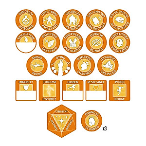 Gale Force Nine Monk Token Set, Multi