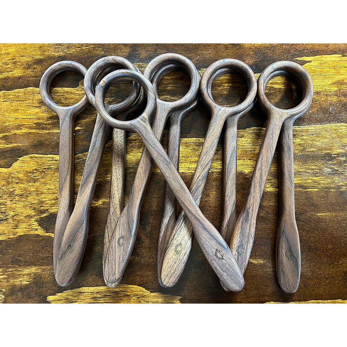 Wooden Danish Whisk, Dough Whisk, Great for Sourdough Lovers, Handmade in Kentucky USA, Made from Black Walnut