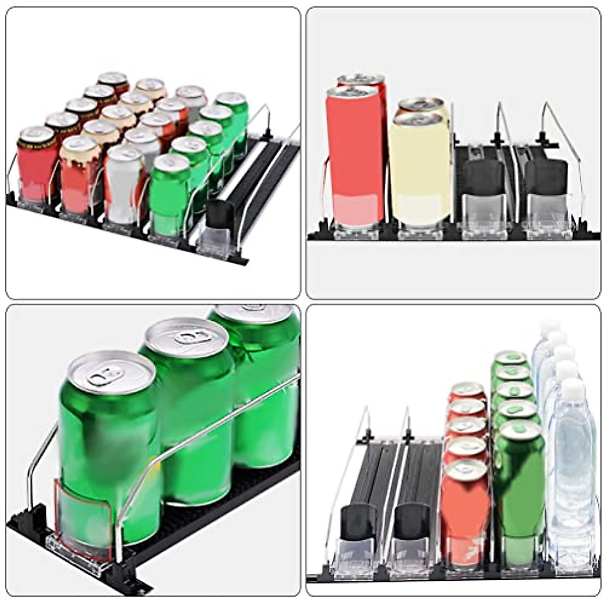 Cabilock Fridge Organizer Vending Machine Beverage Drinking Automatic Pusher Soda Can Organizer for Refrigerator Drink Dispenser for Shop Freezer Organizer Vending Machine