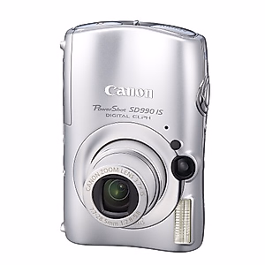 Canon Powershot SD990IS 14.7MP Digital Camera with 3.7x Optical Image Stabilized Zoom (Silver)