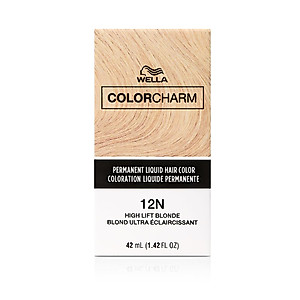 COLORCHARM Permanent Liquid Hair Color for Gray Coverage| 12N Blonde| 1.4 Fl Oz