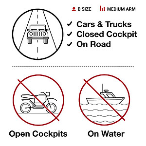 RAM Mounts Drill-Down Mount for Apple MagSafe RAM-B-102-AP-MAGU with Medium Arm
