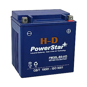 PowerStar Replaces Yix30l, Yb30l-b Battery Compatible with Polaris Sportsman 600 700 800