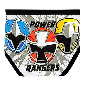 Power Rangers Boys' Underwear Size 5 Multicolored
