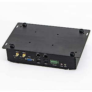 PARTAKER Fanless Industrial PC,Mini Desktop Computer with Intel Core i5 7200U Dual Core CPU, 16GB Ram 512GB SSD,6xCOM, 4xUSB 3.0, 4xUSB 2.0, 2xLAN, GPIO, HD Port, VGA, Wi-Fi, PS/2,Windows 10 Pro
