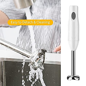 4-in-1 Electric Hand Blender Kit Stick Blender with Mixing Beaker Food Grinder Egg Beater Smoothies Chopper