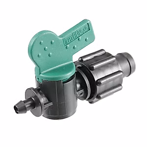 Perma-Loc 5/8" Drip Tape x 1/4" Barb Tubing Takeoff Adapter Valve