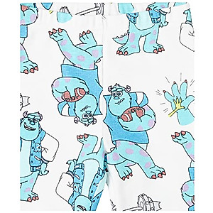 Amazon Essentials Disney | Marvel | Star Wars Toddler Boys' Pajama Set (Previously Spotted Zebra), Pack of 2, Monsters, 3T