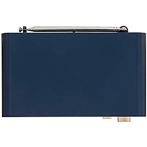 Crosley CR3036D-NV Tribute Vintage AM/FM Bluetooth Radio, Navy