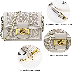 Chain Small Crossbody Purse Womens Crossbody Bag Letter Printing out of the Street，Commuter Women's Fashion Small Purse