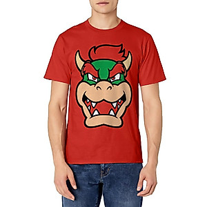 Nintendo Super Mario Bowser Large Face Chest Portrait T-Shirt