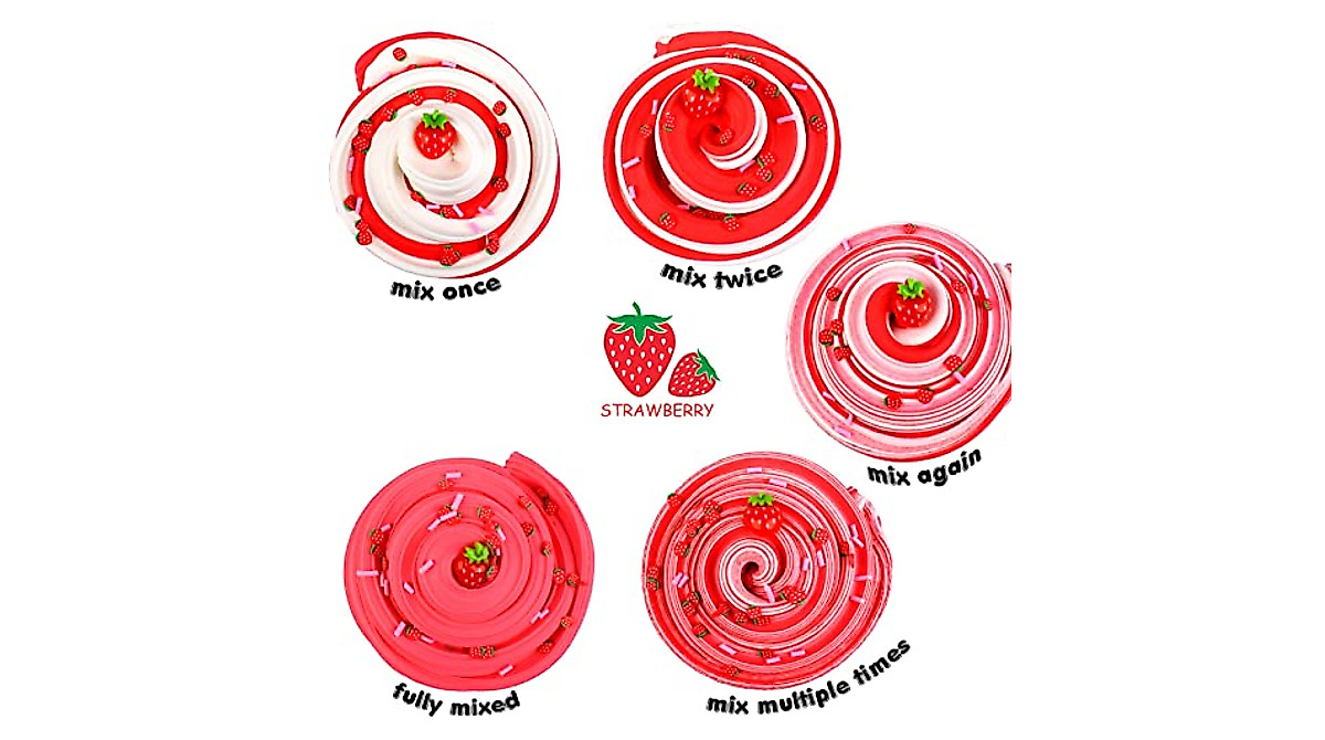 CIOAIWAE Strawberry Butter Slime Kit - 7oz Fun for Kids