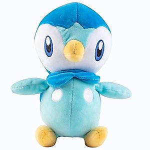 Pokemon 8" Piplup Plush - Diamond and Pearl Starter - Officially Licensed - Quality Soft Stuffed Animal Toy Figure - Gift for Kids, Girls, Boys - 2+
