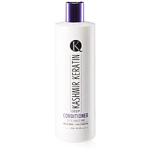 Kashmir Keratin Deep Conditioner For Oily And Damaged Hair Sulfate And Paraben FREE NEW PRESENTATION (16 Fl Oz.)