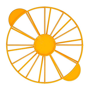 Fdit Cake Portion Marker Plastic Round Cake and Pie Slicer Marker 10/12 Piece Cake Marker Equal Portion Divider for DIY Cooking Cake Dividing (Yellow 126g/4.4oz)280))