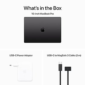 Apple 2023 MacBook Pro Laptop M3 Pro chip with 12‑core CPU, 18‑core GPU: Built for Apple Intelligence, 16.2-inch Liquid Retina XDR Display, 18GB Unified Memory, 512GB SSD Storage; Space Black